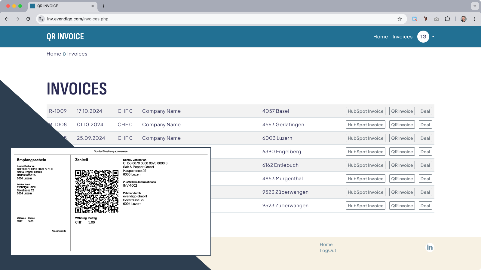 QR Invoice HubSpot Integration | Connect Them Today
